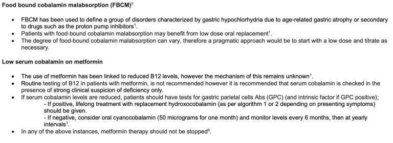 B12 and Folate Testing – GP Gateway