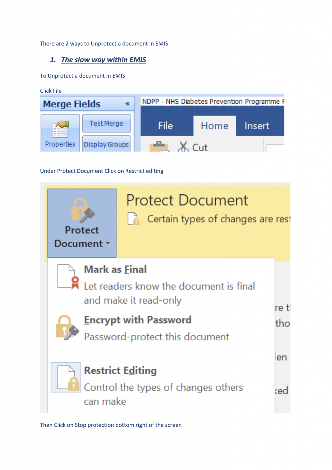 EMIS: How to Import Documents and Templates into EMIS – GP Gateway