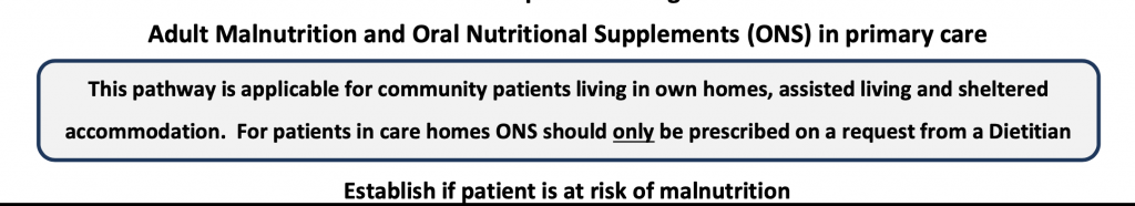 Adult Malnutrition and Oral Nutritional Supplements. About MUST scores ...