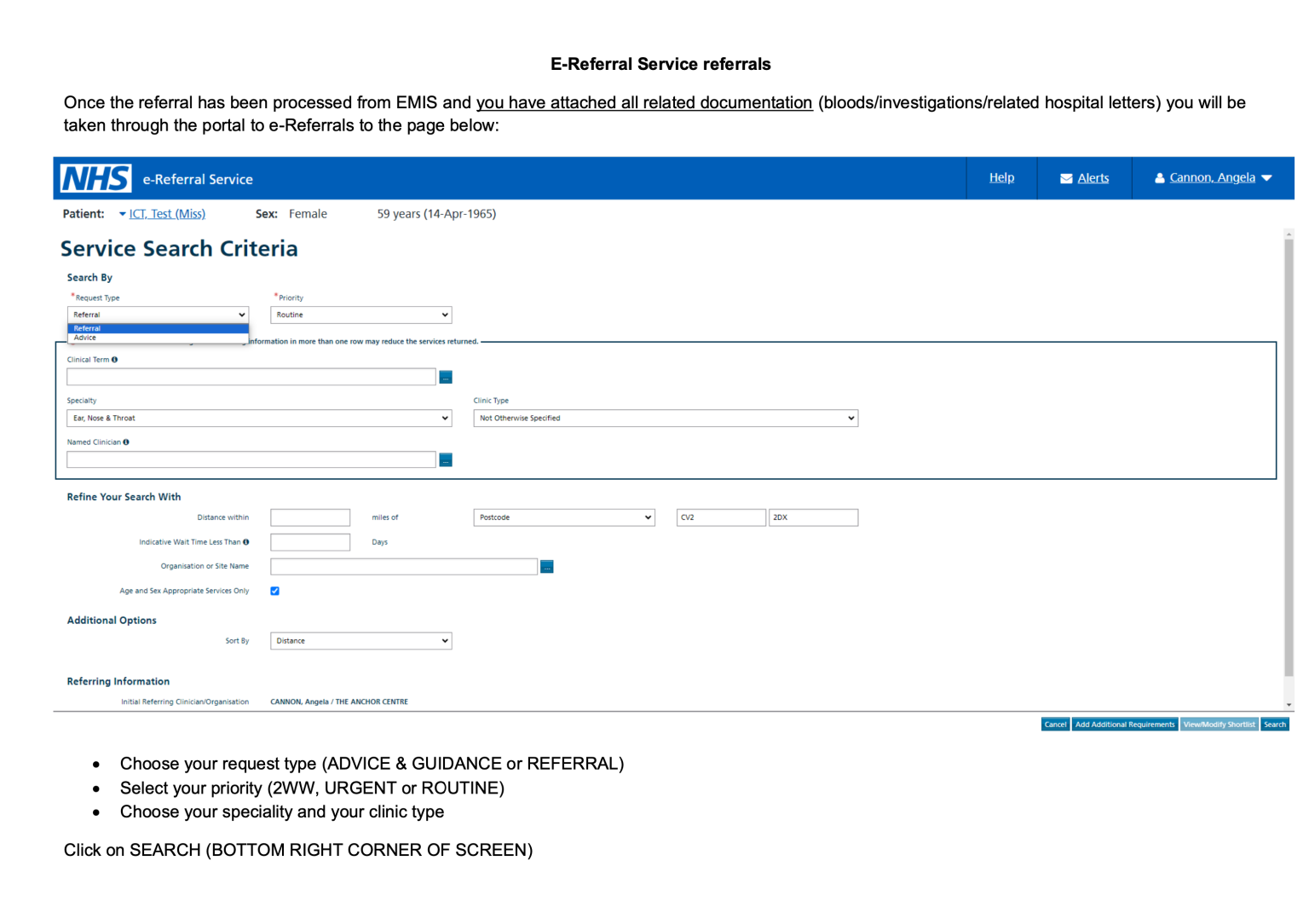 Electronic Referral Service eRS – GP Gateway