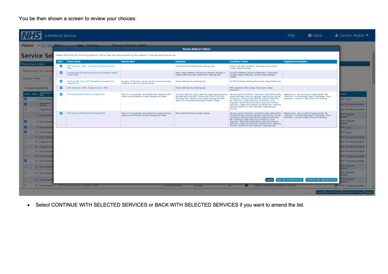 Electronic Referral Service eRS – GP Gateway