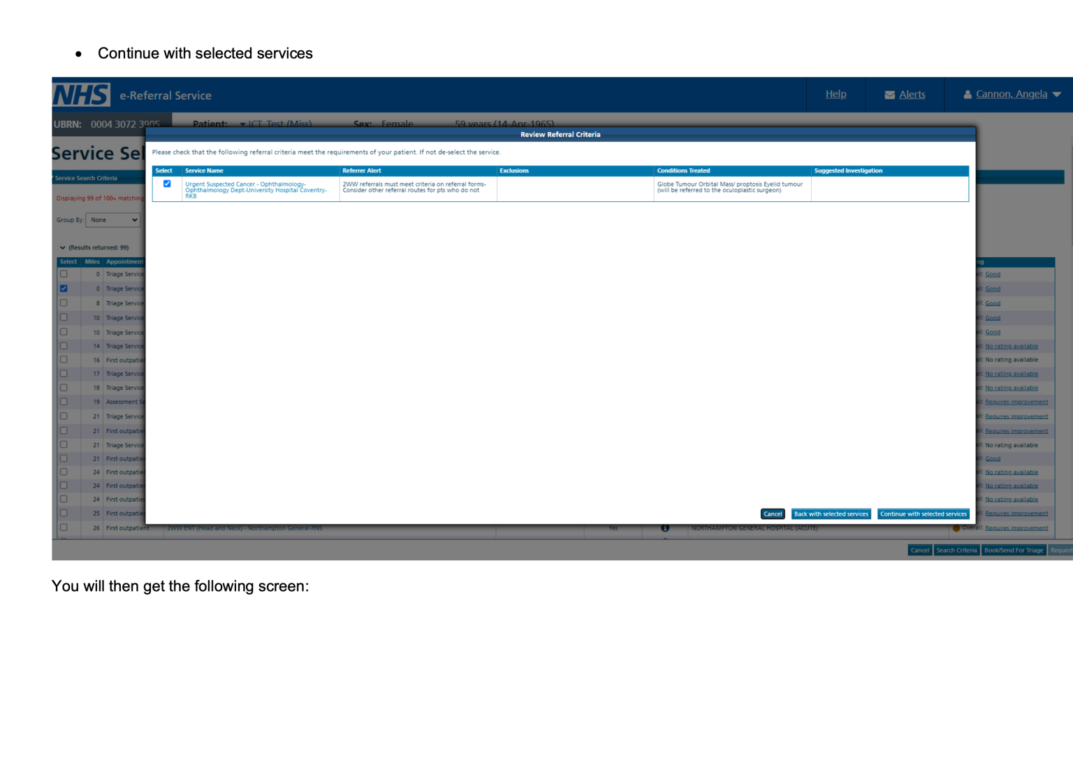 Electronic Referral Service eRS – GP Gateway