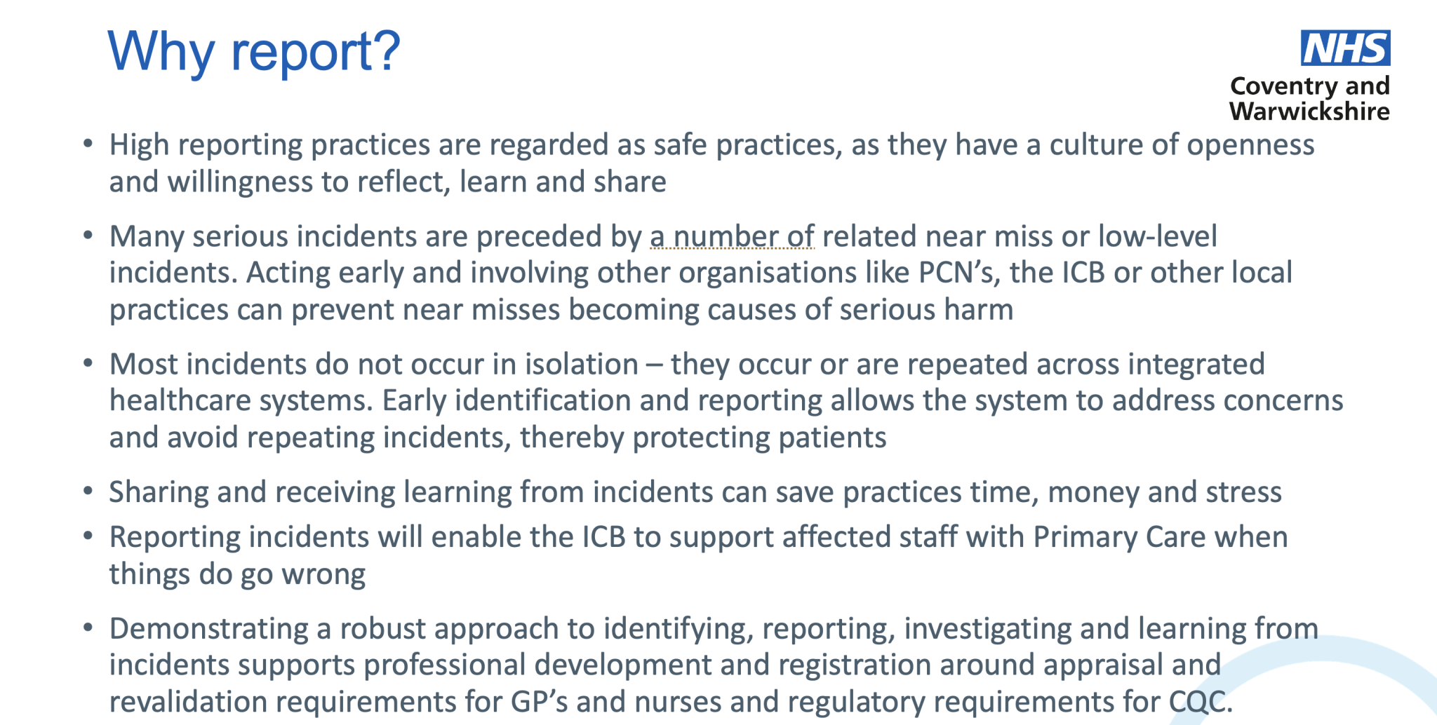 Incident Reporting – Learning from Patient Safety Events (LFPSE) – GP ...