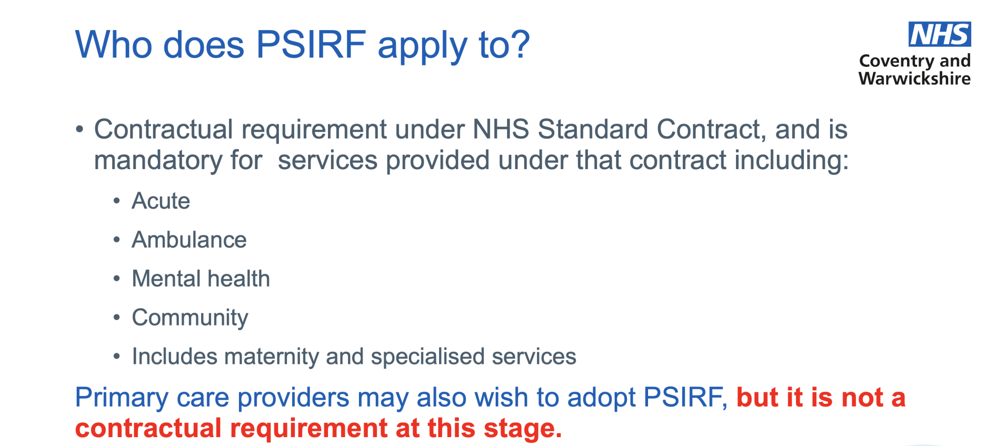 Incident Reporting – Learning from Patient Safety Events (LFPSE) – GP ...