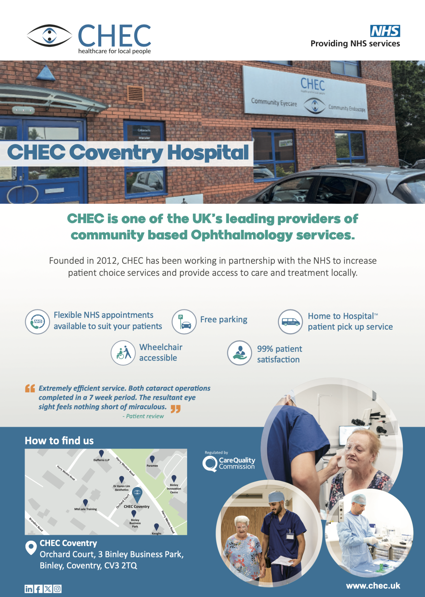 CHEC Coventry Hospital Community Eye Services – GP Gateway
