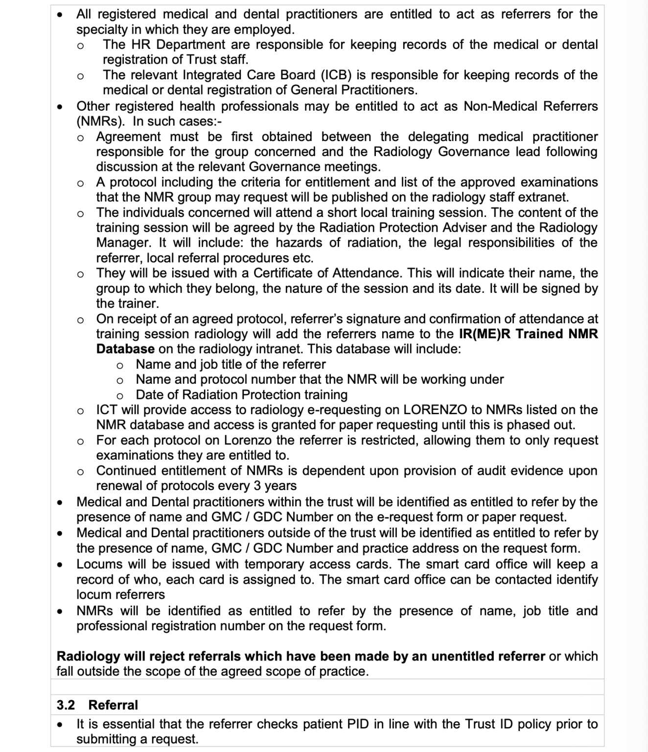 Radiology Referral Guidelines IR(ME)R for GPs (SWFT Warwick Hospital SW ...